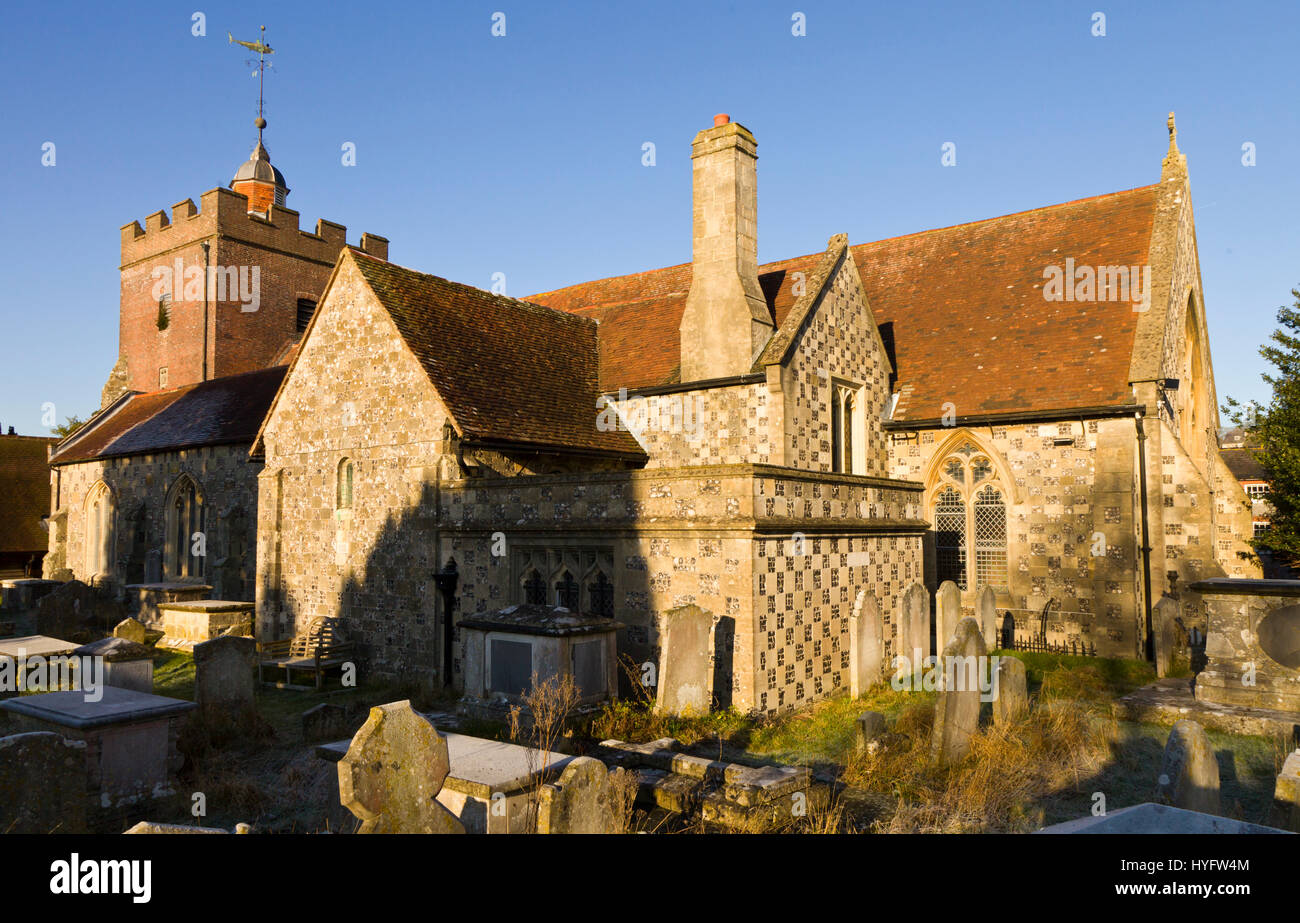 The Church of St John the Baptist, Southover, Lewes Stock Photo - Alamy