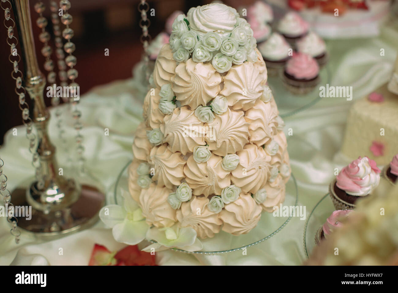 sweets at a wedding table Stock Photo - Alamy