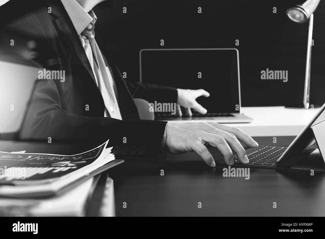 Social security card and computer Black and White Stock Photos & Images ...