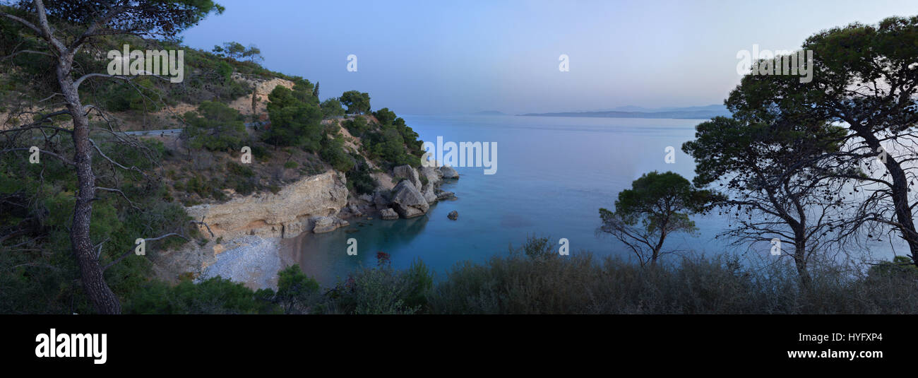 Spetses greece beach hi-res stock photography and images - Alamy