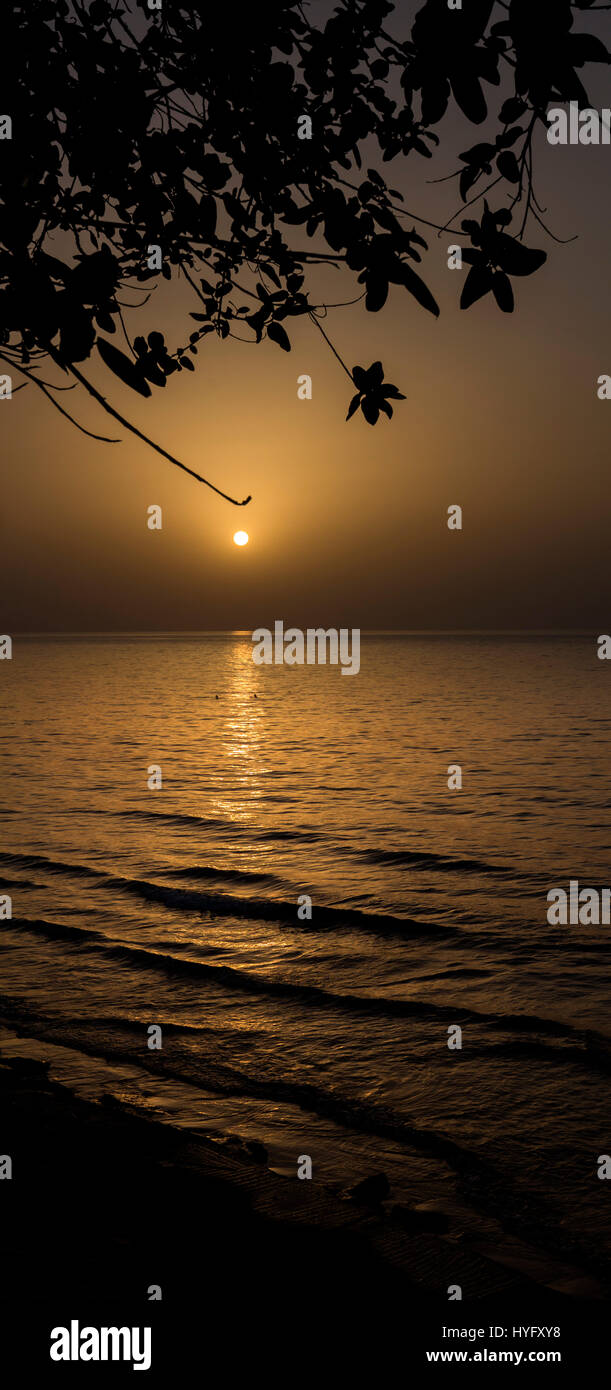 Oman sea-view at sunset hour Stock Photo - Alamy