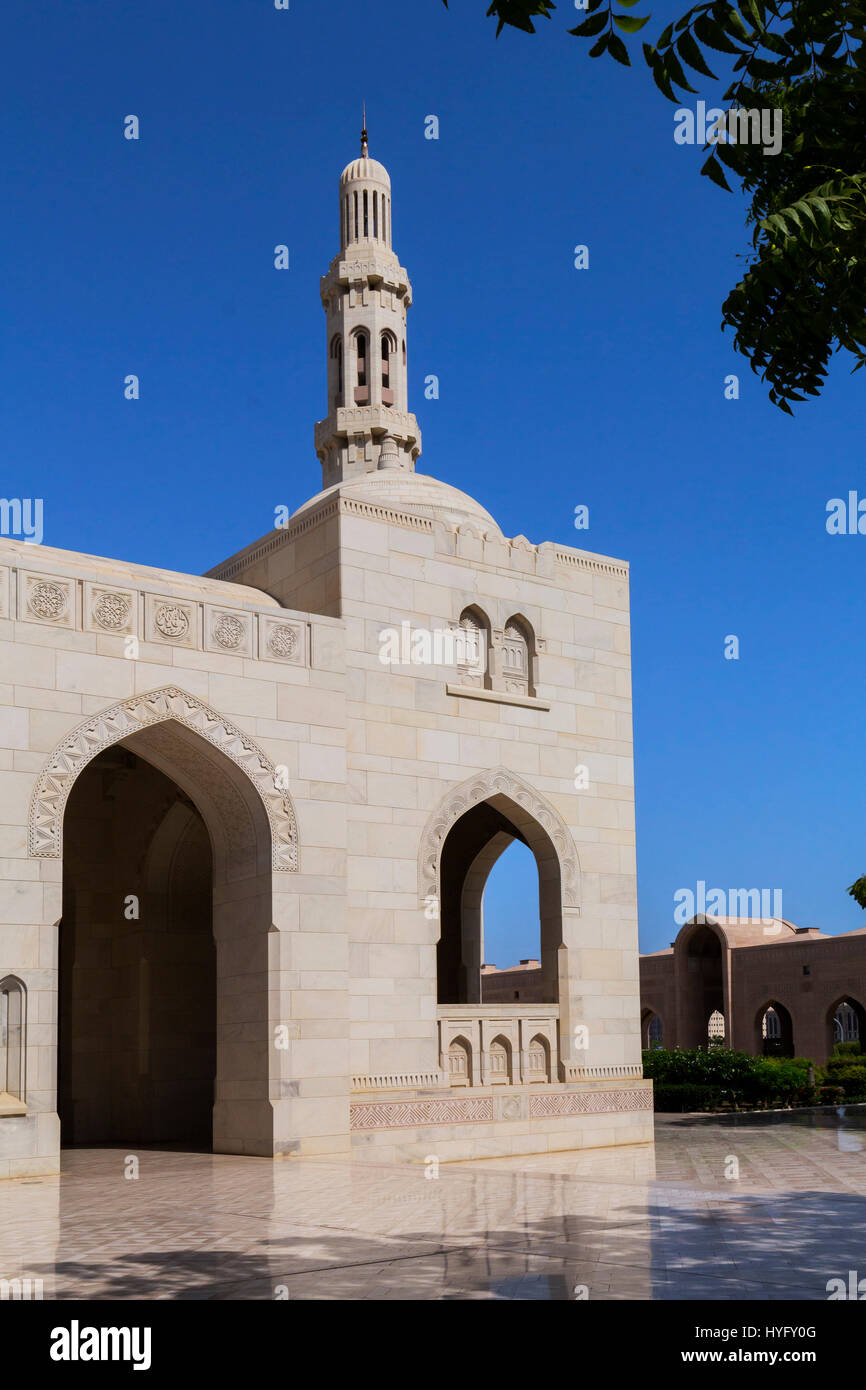 Oman grand mosque in Muscat Stock Photo - Alamy