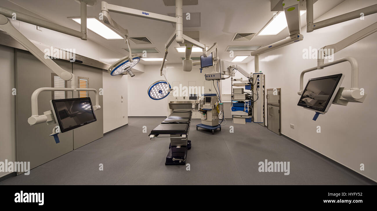 Operating Theatre at Queen Elizabeth Hospital in King's Lynn Stock ...