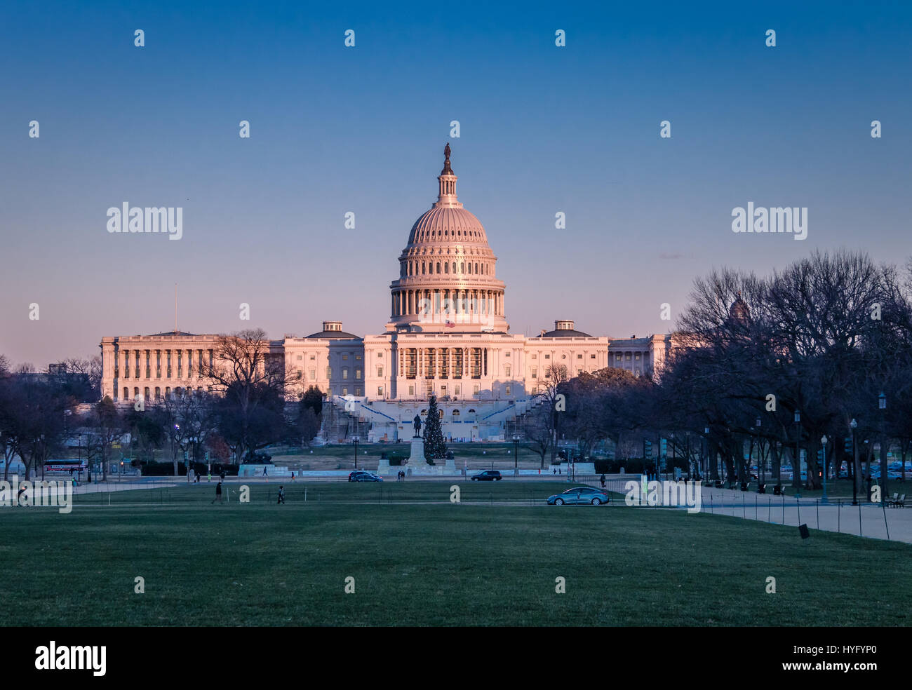 United States Capitol Building at sunset - Washington, DC, USA Stock ...