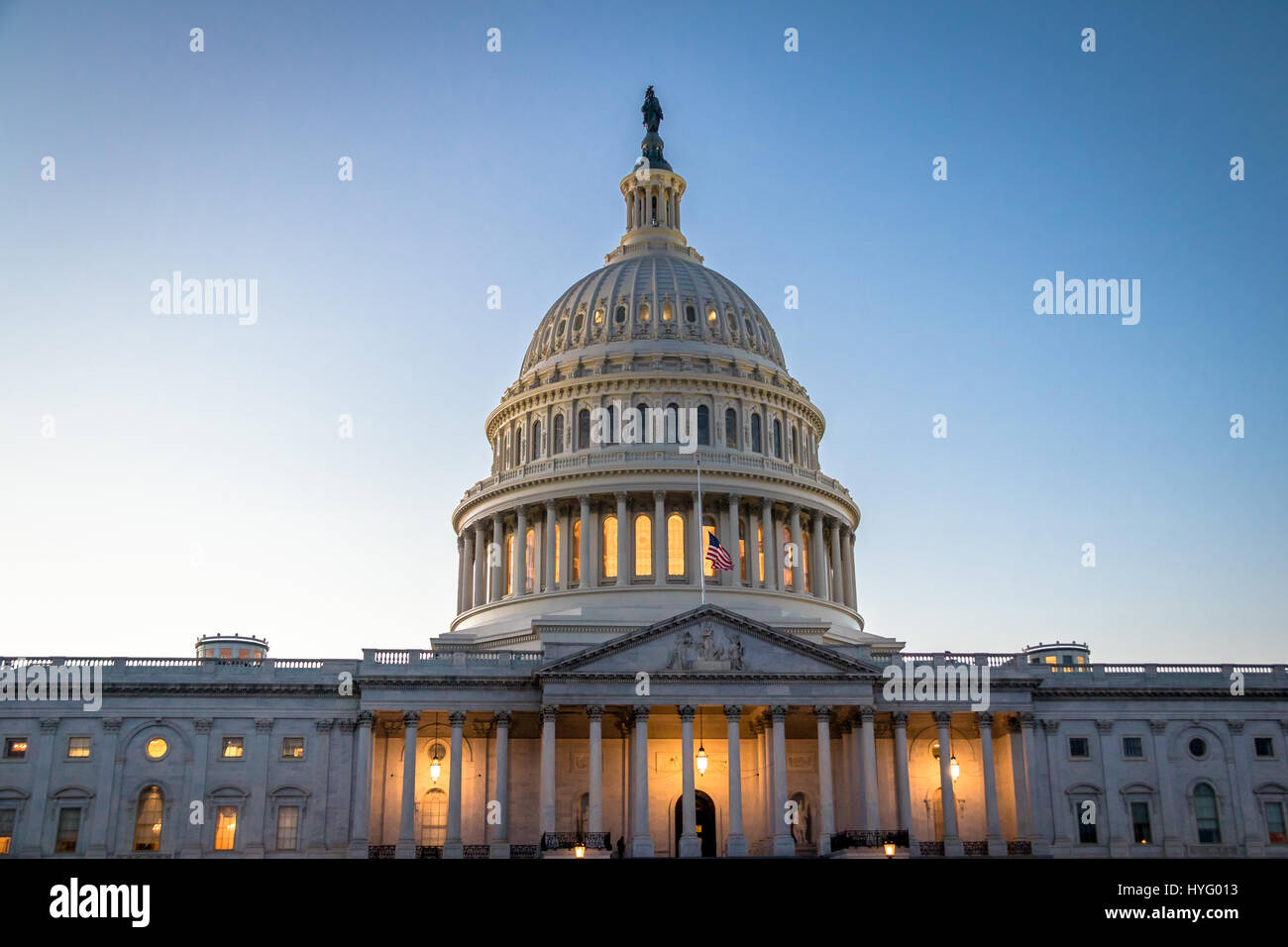 Capitol dome congress washington dc usa sunset hi-res stock photography ...