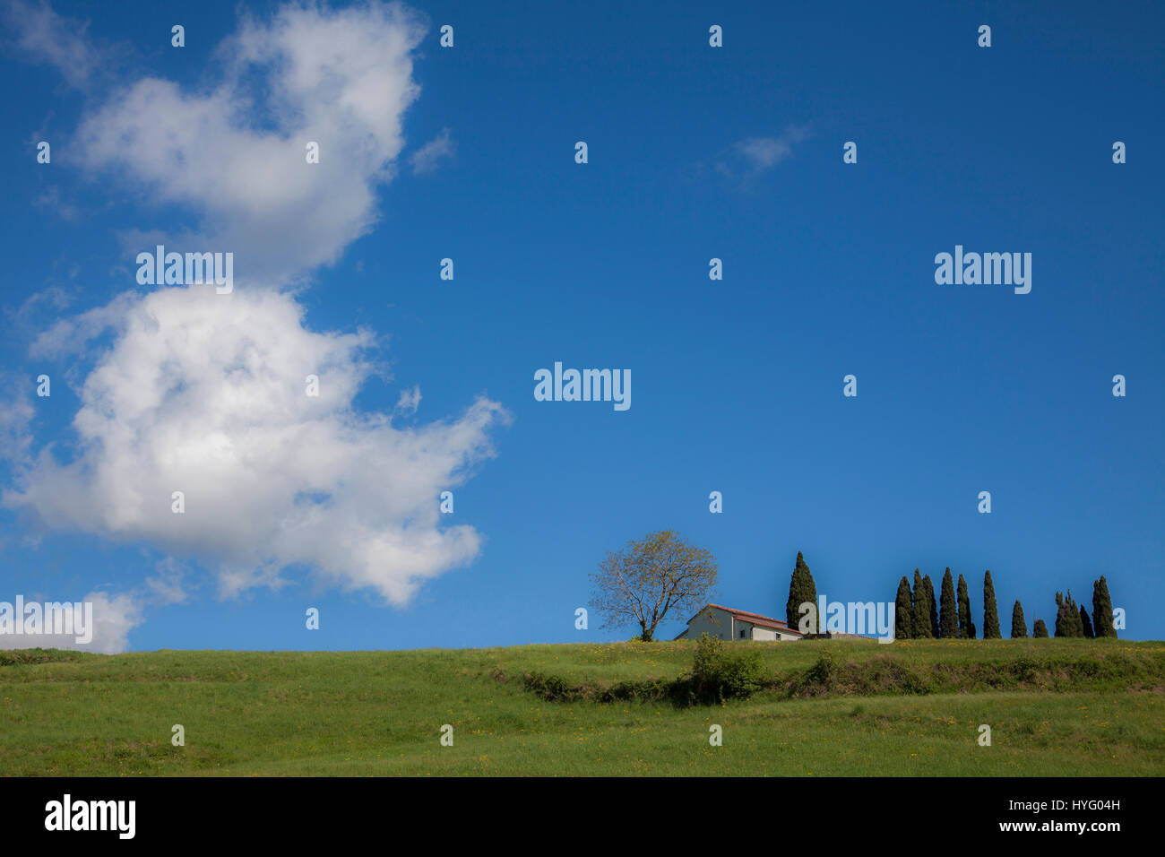 Blue wavy ocean scene clouds hi-res stock photography and images - Alamy