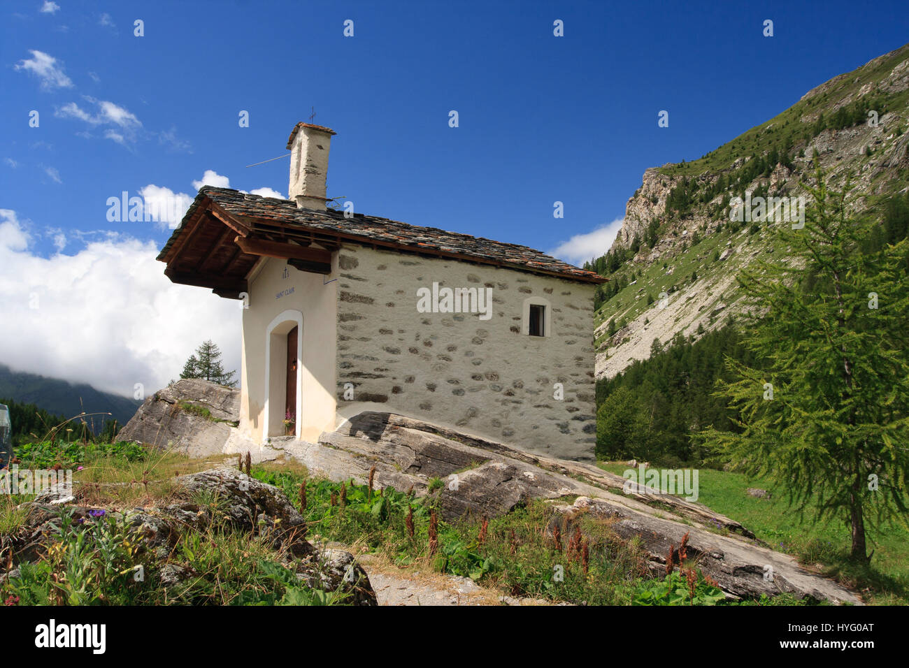 France, Savoie (73), la Tarentaise, Sainte-Foy-Tarentaise, hameau du ...