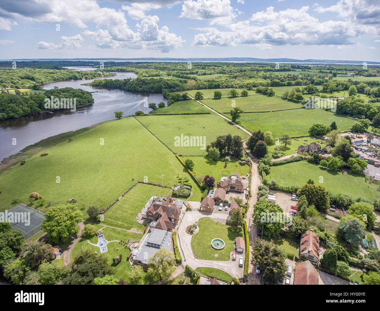 Rural fields forests aerial view hi-res stock photography and images ...