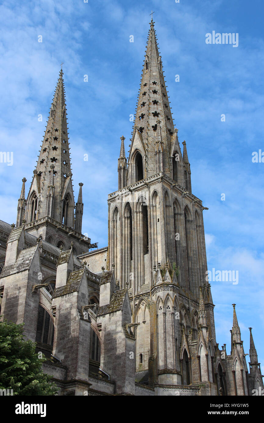 Notre-Dame cathedral in Sées (France Stock Photo - Alamy