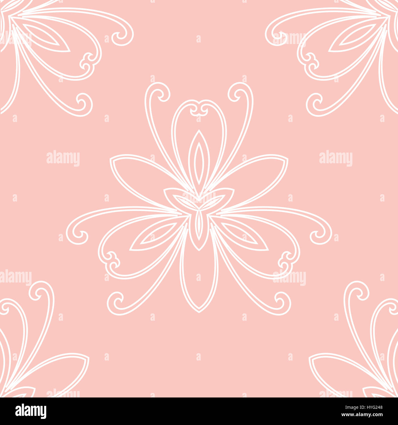 Floral Fine Seamless Pattern Stock Photo - Alamy
