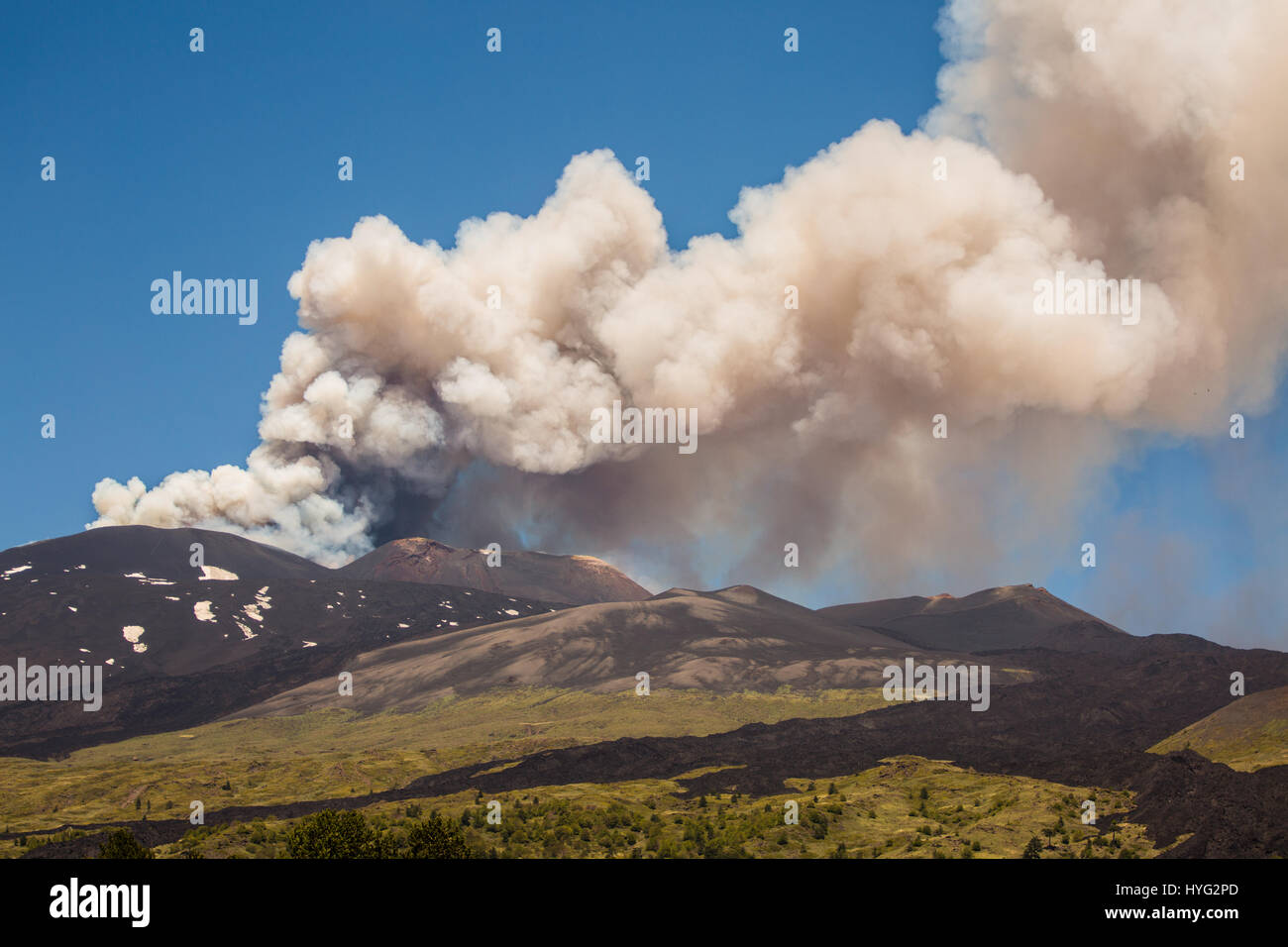 SICILY, ITALY: MOUNT Etna has been photographed exploding into life ...