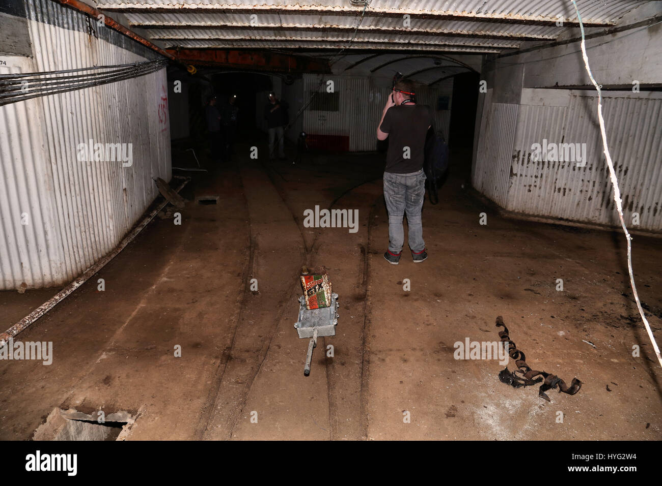 FAULD, UK: TAKE A rare look inside the forbidden site of the Fauld ...