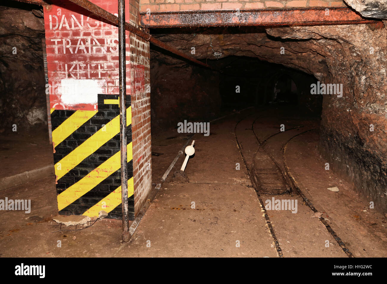 FAULD, UK: TAKE A rare look inside the forbidden site of the Fauld ...