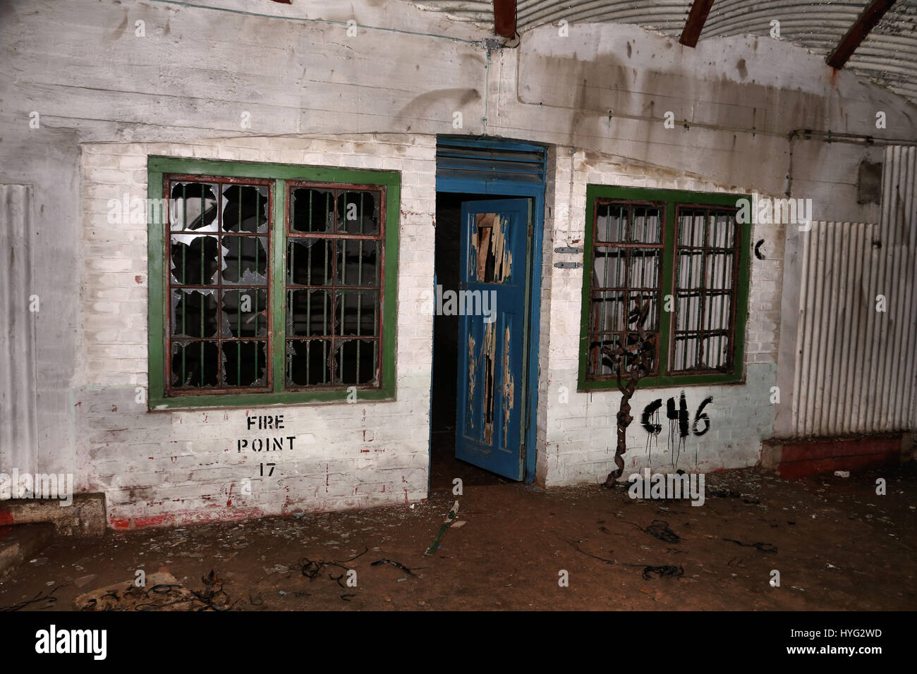 FAULD, UK: TAKE A rare look inside the forbidden site of the Fauld ...