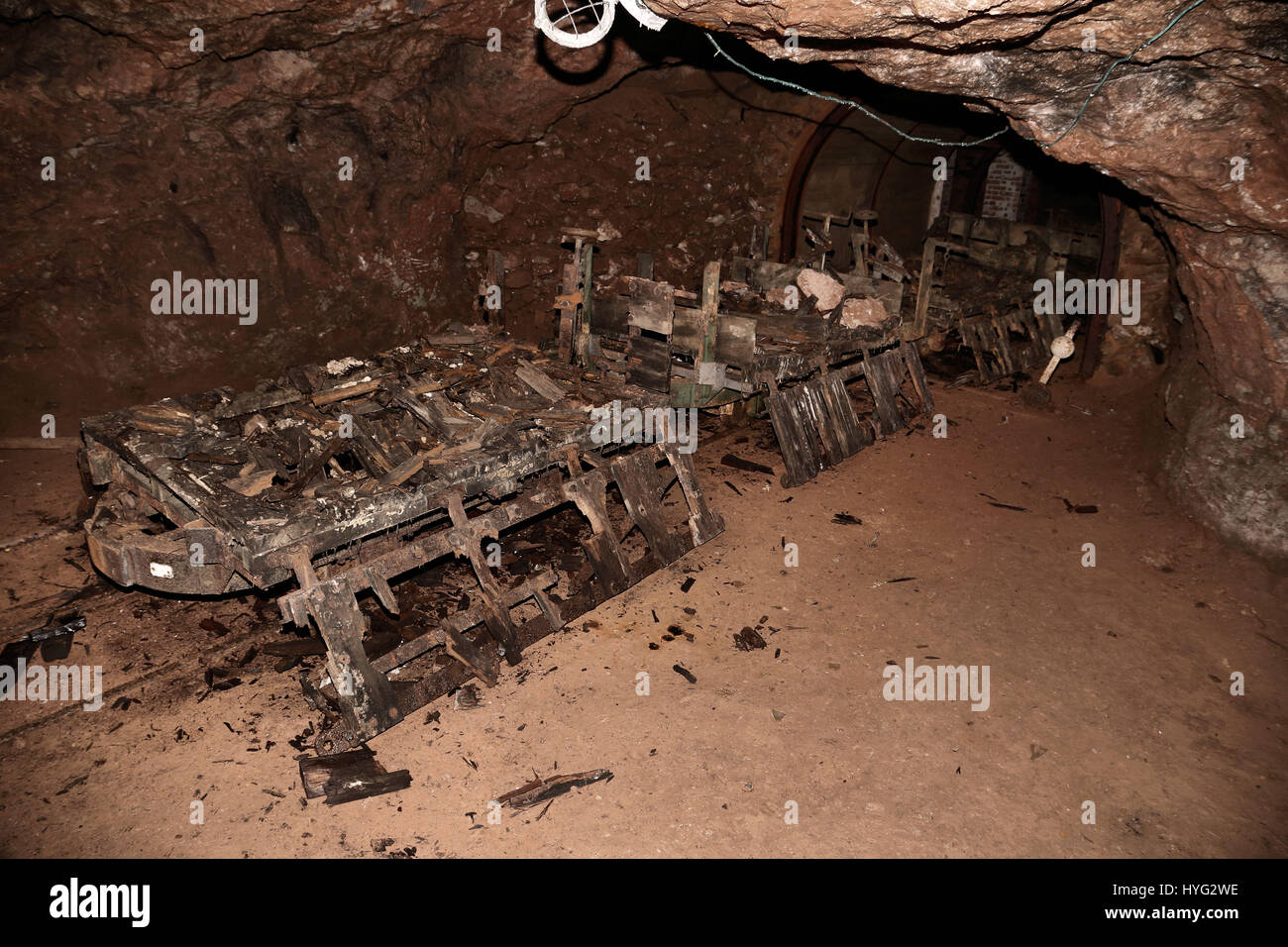 FAULD, UK: TAKE A rare look inside the forbidden site of the Fauld ...