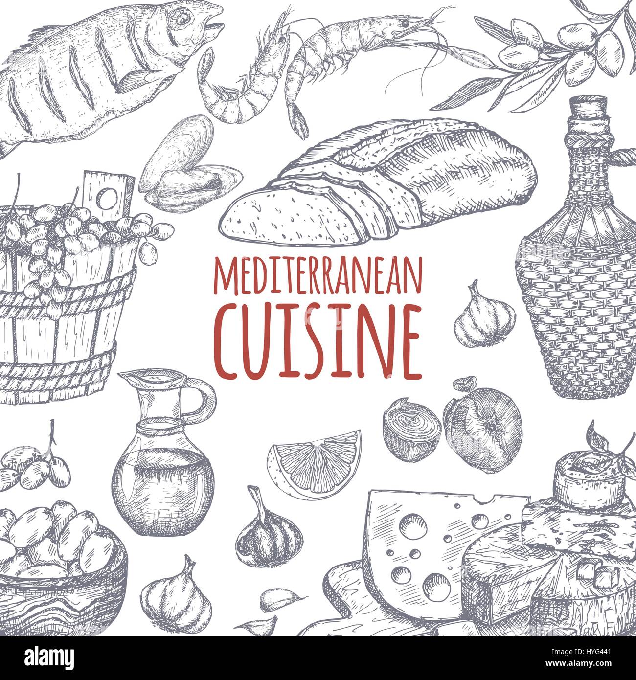 Tasty bread garlic cheese Stock Vector Images - Alamy