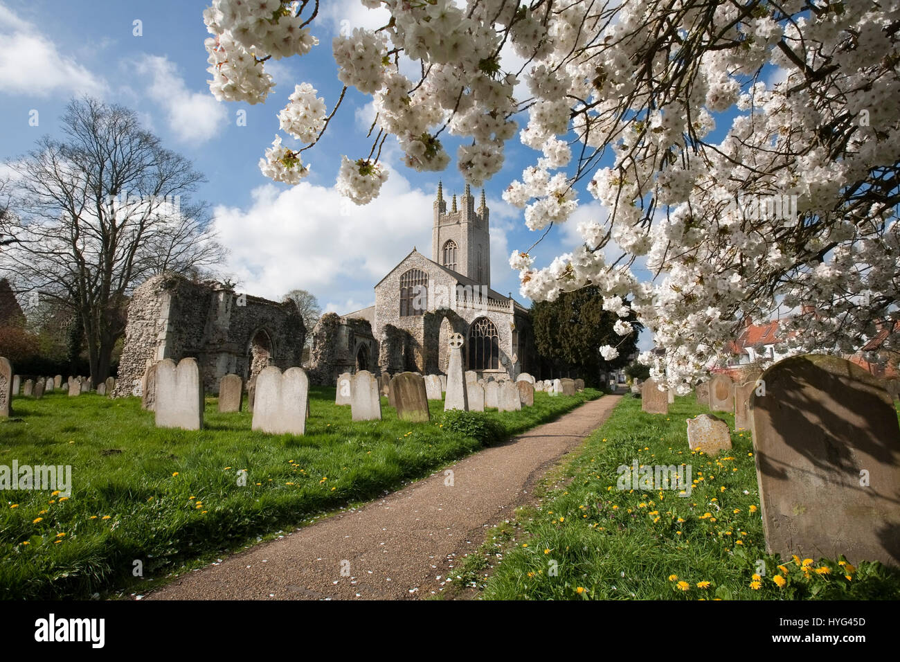 St Mary's Church Bungay Suffolk Stock Photo - Alamy