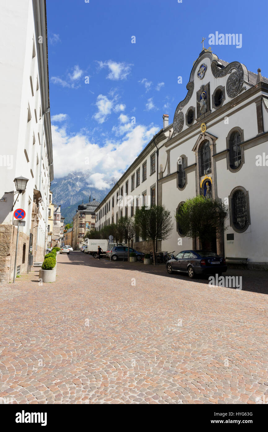 Traditional buildings in the Medieval Town of Hall, Tirol, Austria ...