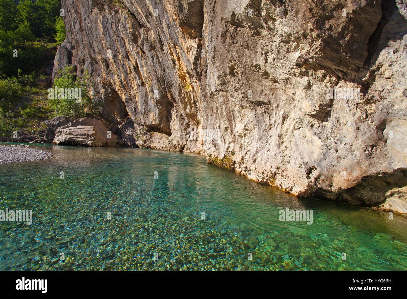 The Valbona River in the mountains of Albania Stock Photo - Alamy
