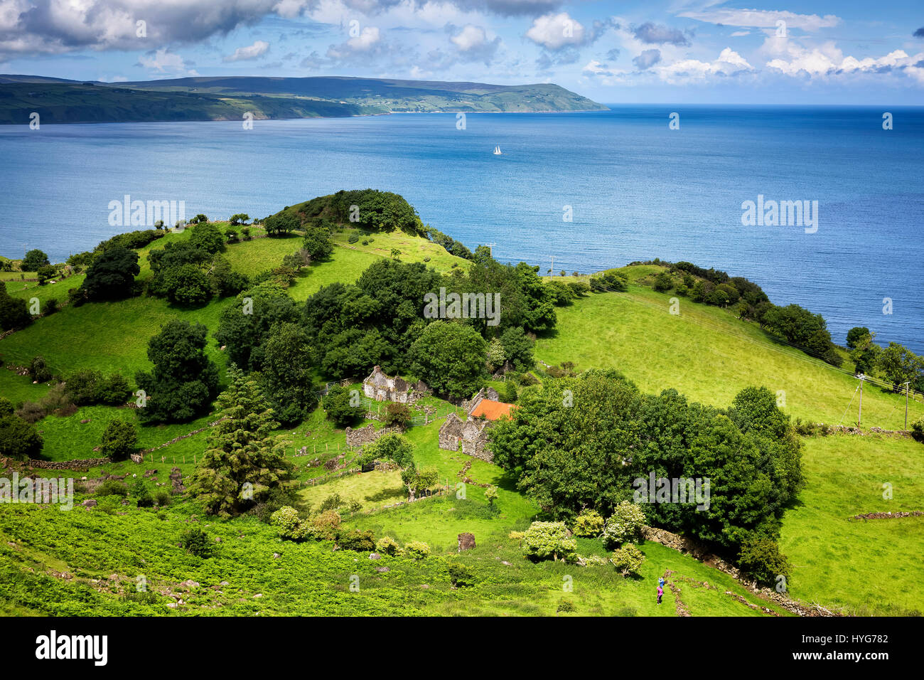 Garron Point, County Antrim, Northern Ireland Stock Photo - Alamy