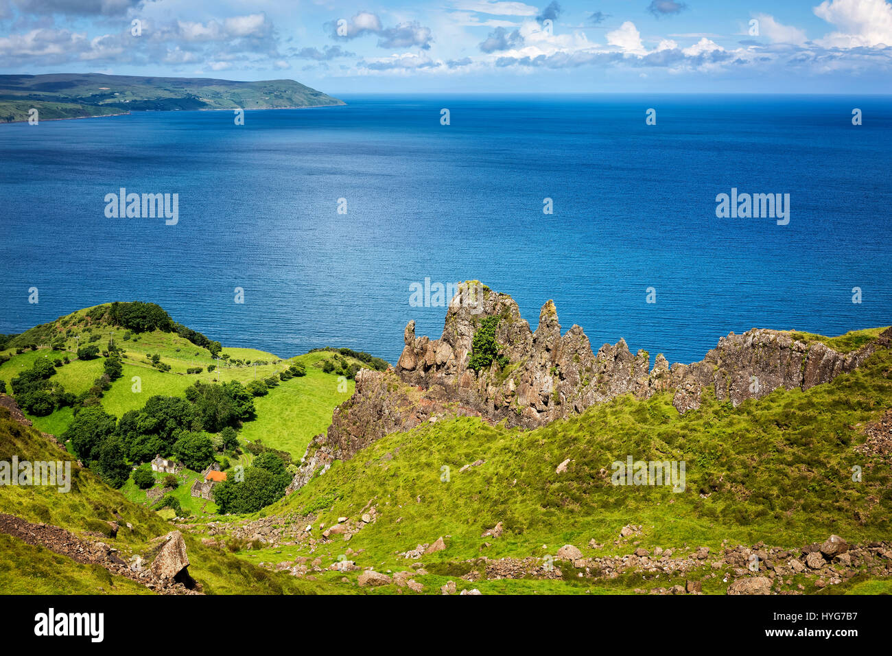Garron Point, County Antrim, Northern Ireland Stock Photo - Alamy