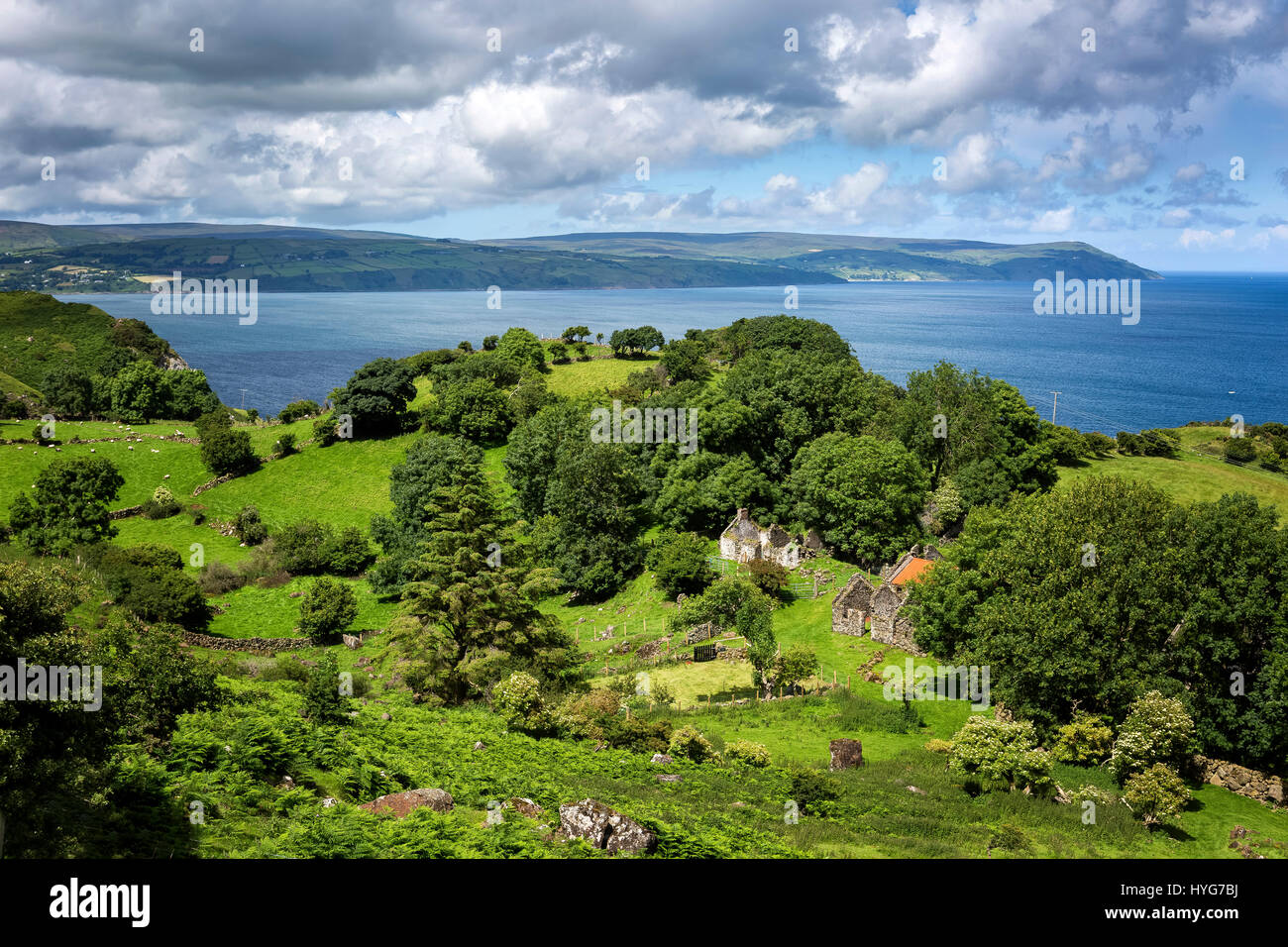 Garron Point, County Antrim, Northern Ireland Stock Photo - Alamy