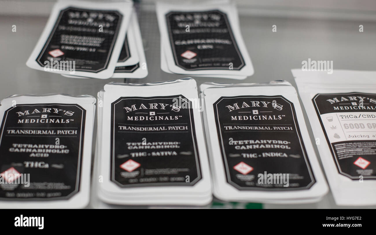 Transdermal cannabis patches hi-res stock photography and images - Alamy