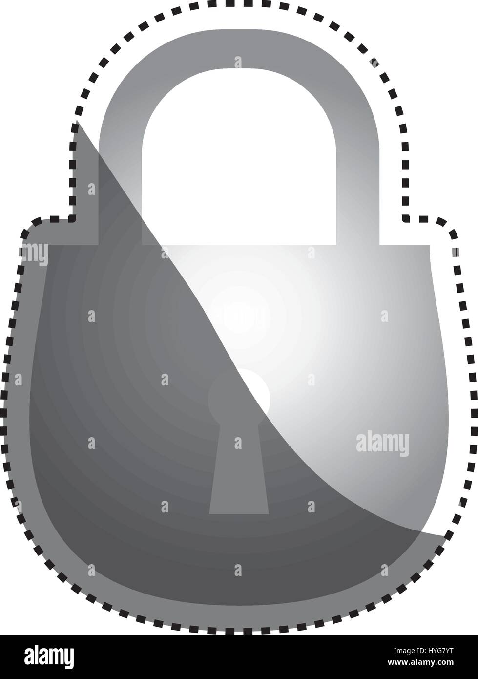 padlock security object Stock Vector Image & Art - Alamy