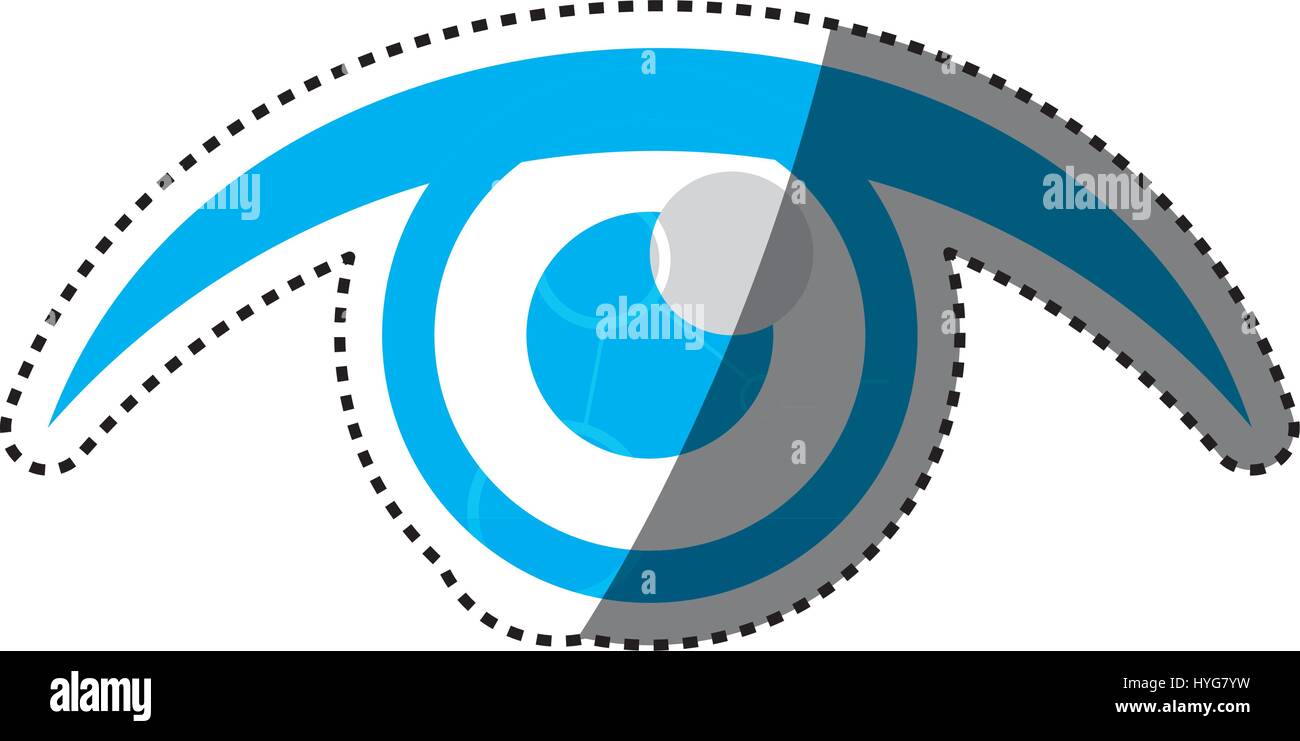 eye looking symbol Stock Vector Image & Art - Alamy