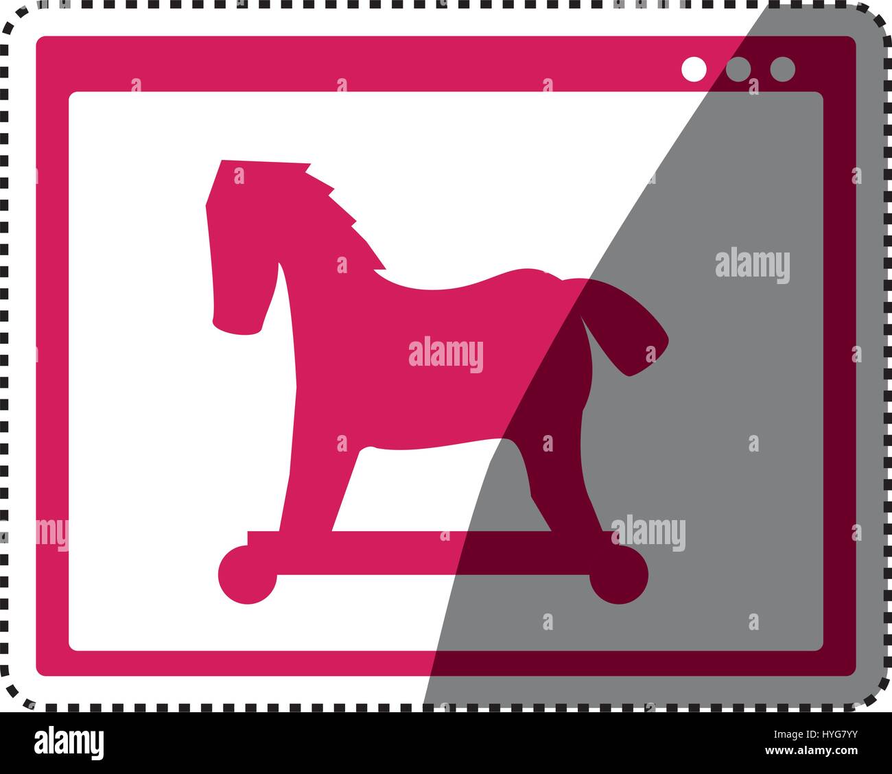 virus malware trojan symbol Stock Vector Image & Art - Alamy