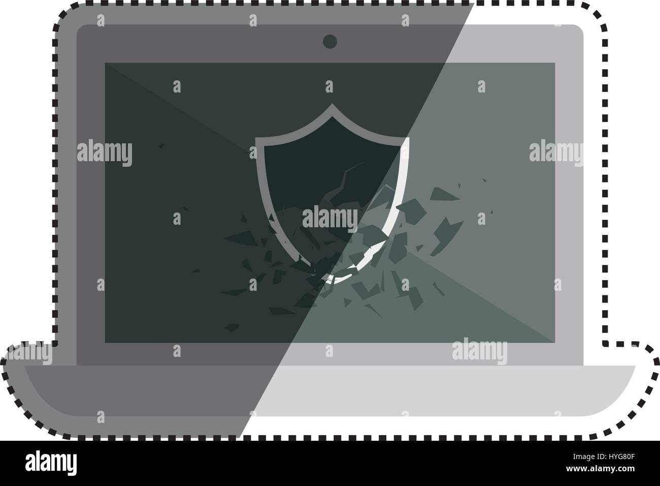 computer broken security Stock Vector Image & Art - Alamy