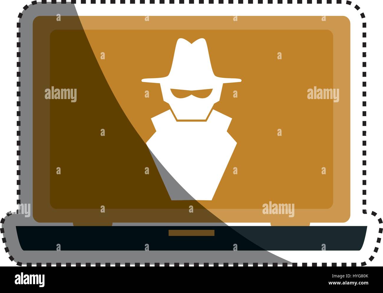 computer spyware infected Stock Vector Image & Art - Alamy
