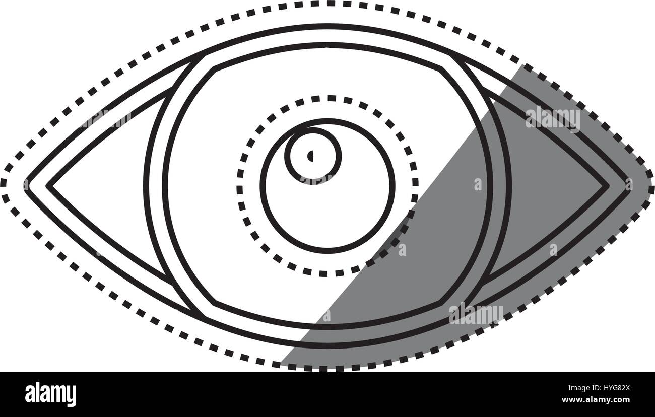 eye looking symbol Stock Vector Image & Art - Alamy