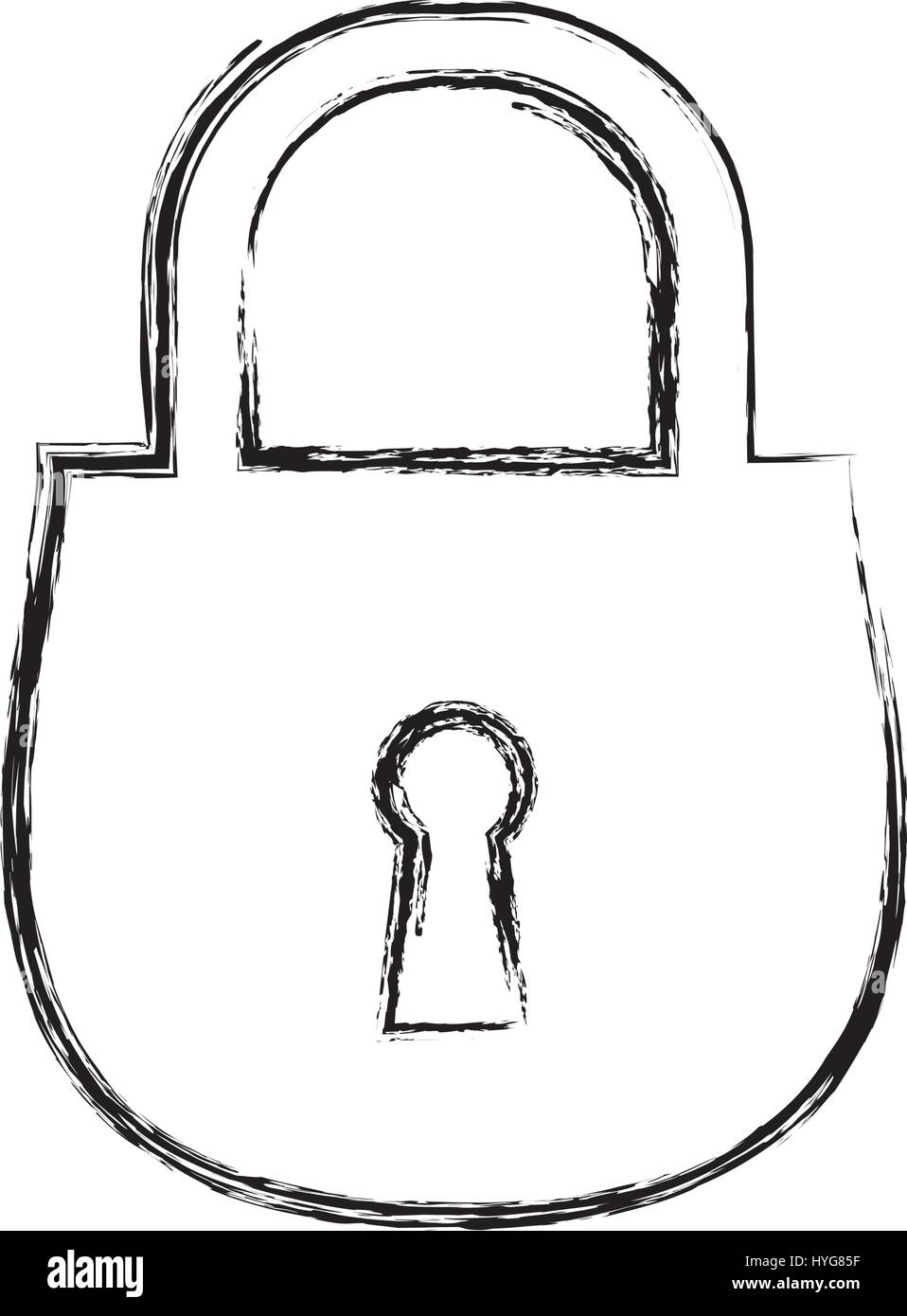 padlock security object Stock Vector Image & Art - Alamy