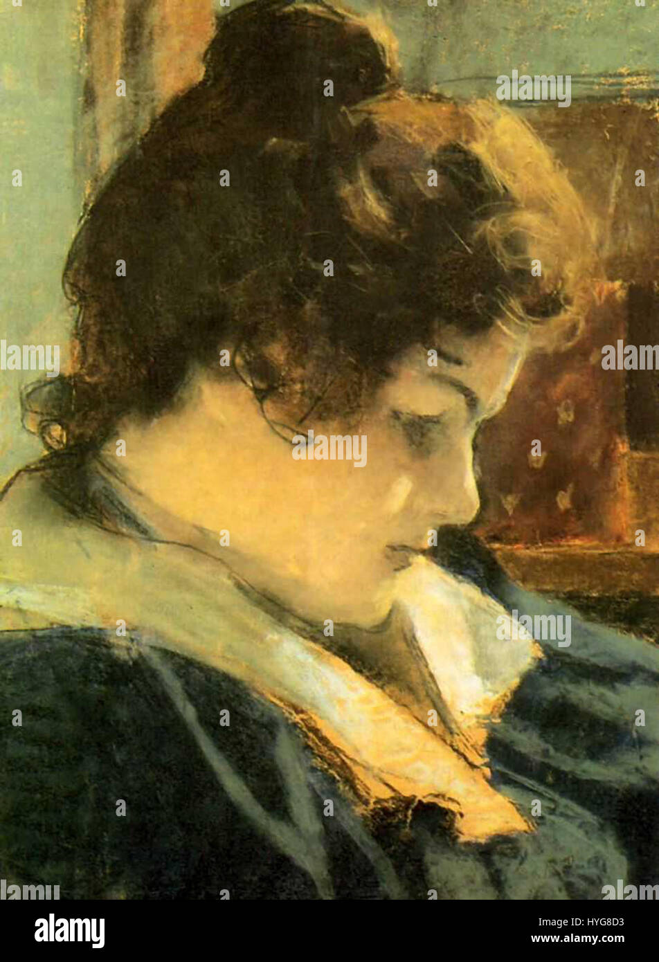 Maria Kotova, the wife of the Russian artist Alexandr Golovin, is ...