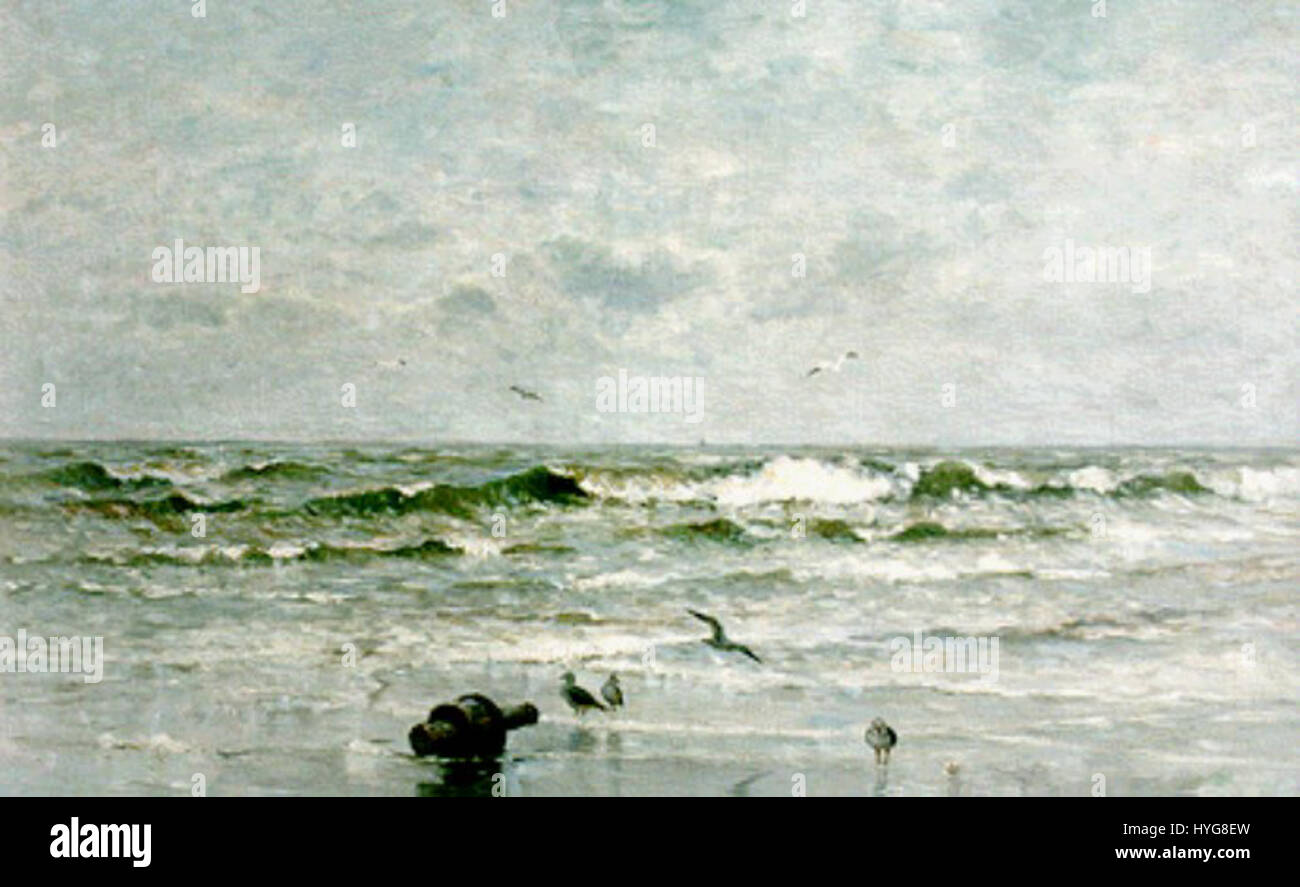 'Zeemeeuwen in de Branding' translates to 'Seagulls in the Surf' in ...