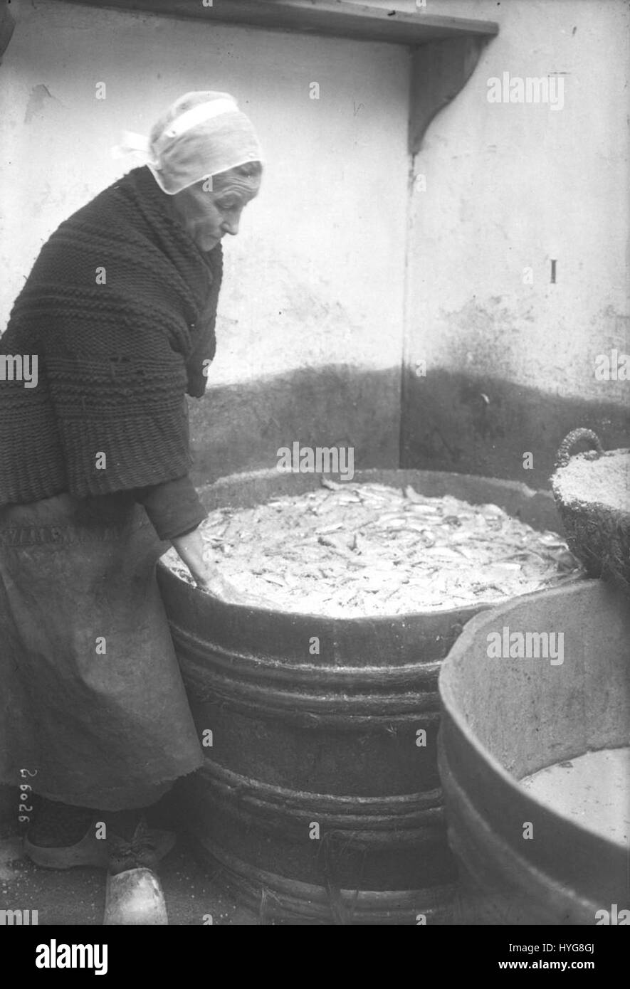 Salting for preservation Black and White Stock Photos & Images - Alamy