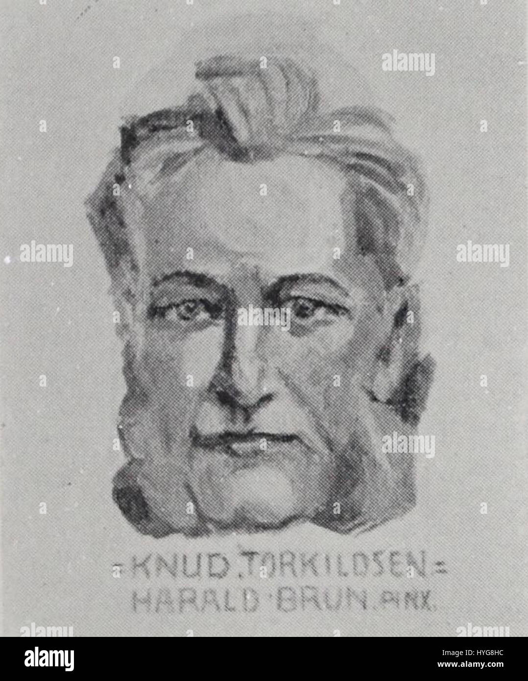 This cropped photograph features Knut Torkilsen, a notable figure known ...