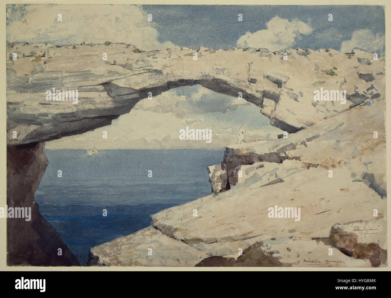'Winslow Homer Glass Windows, Bahamas' depicts a series of stained ...