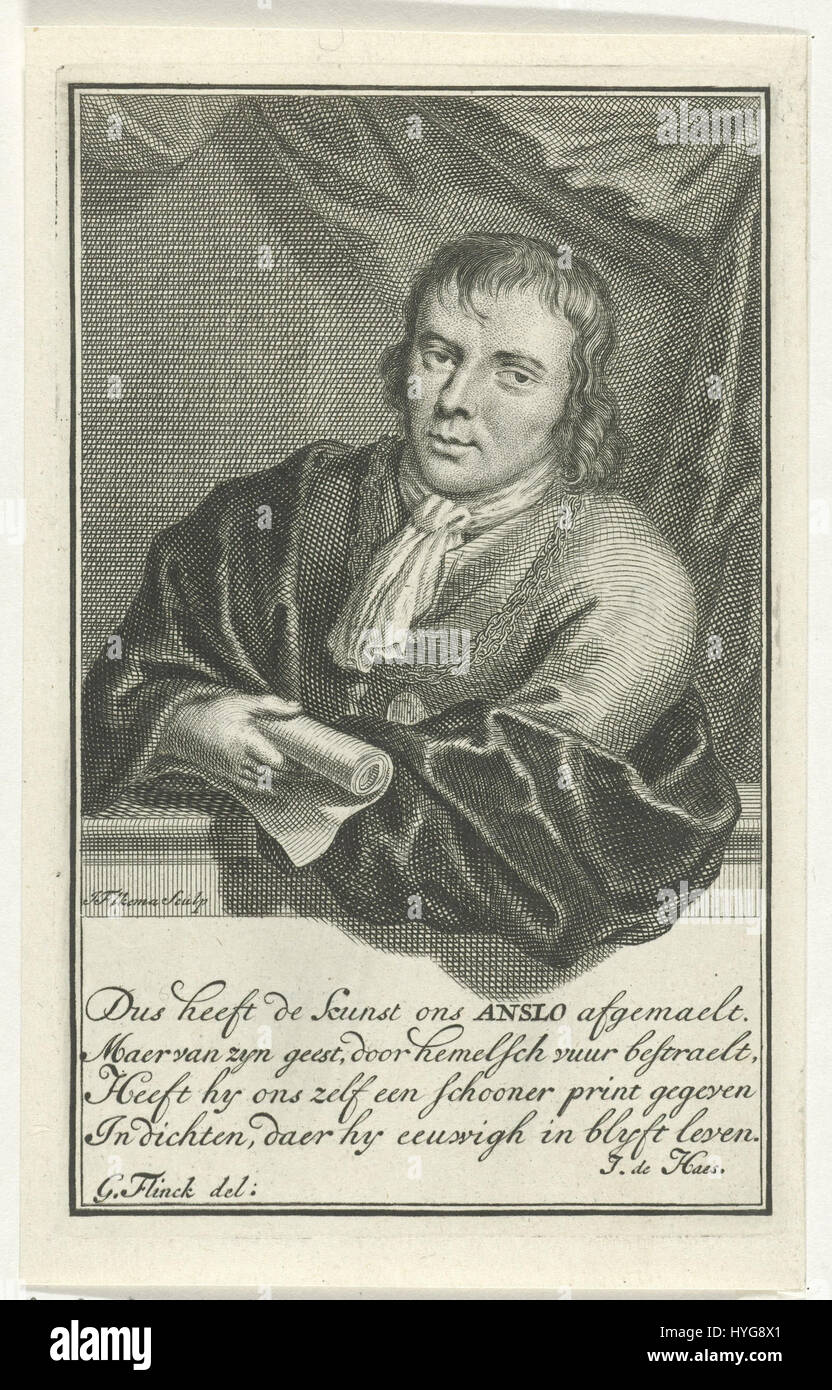 'Portret van Reyer Anslo' is a Dutch Golden Age portrait, painted by ...