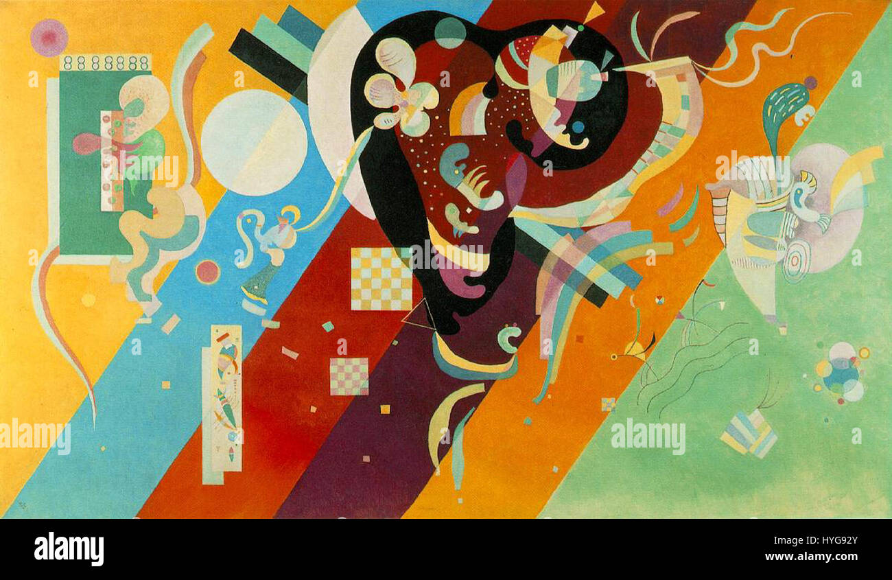 Vassily Kandinsky’s 'Composition IX' from 1936 is an abstract ...