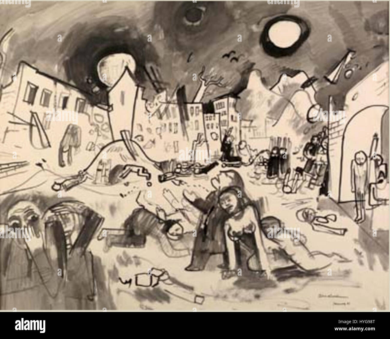 The Great Disaster, 1939 Stock Photo - Alamy