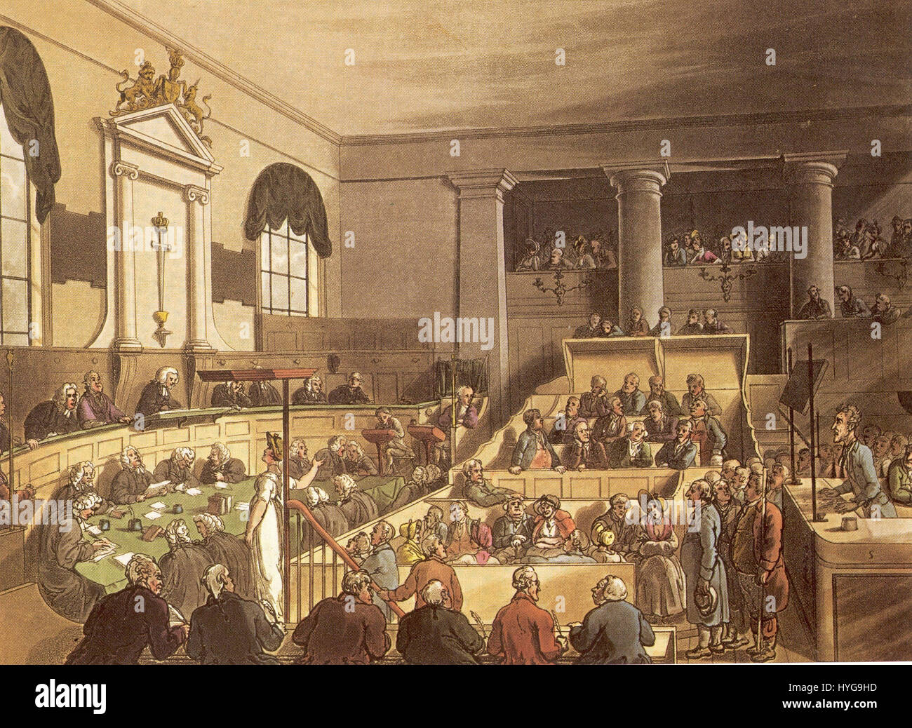 The old bailey 19th century hi-res stock photography and images - Alamy