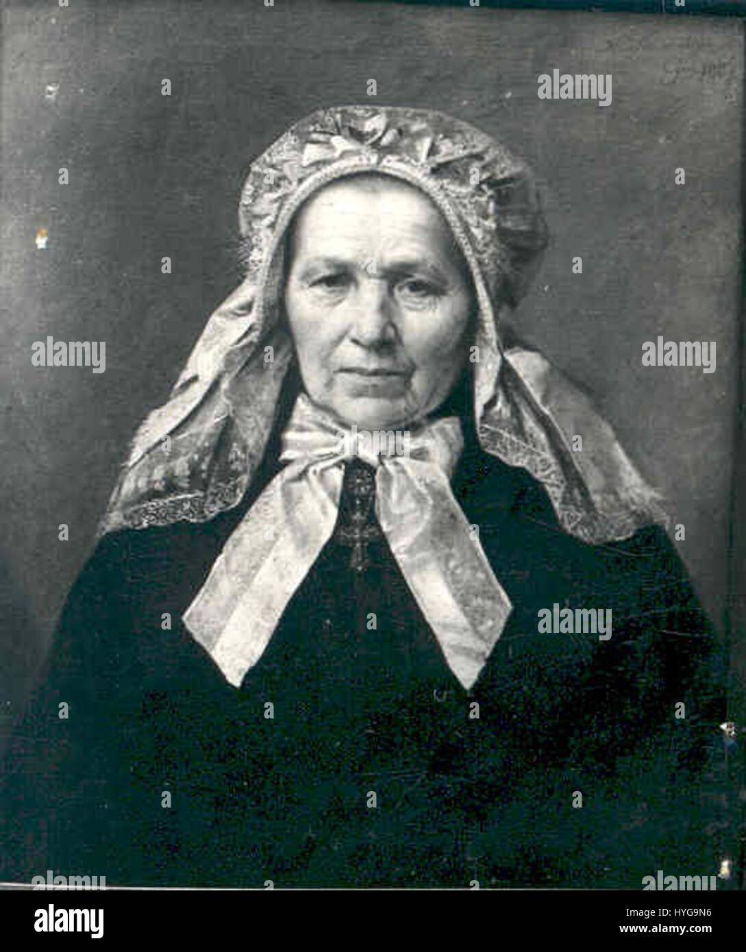 A portrait of Maria Josepha Stienen, highlighting her status and ...