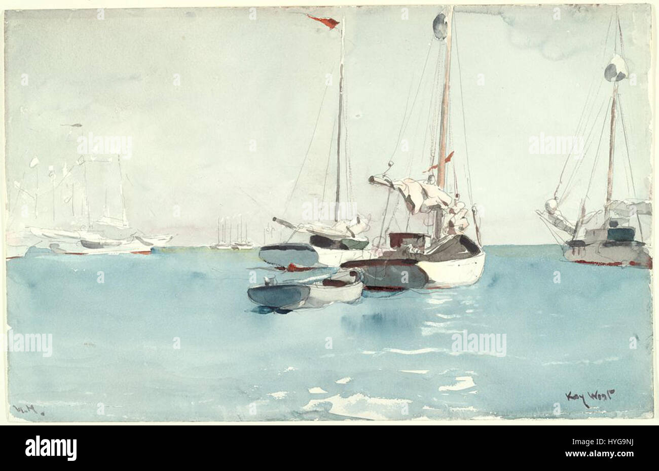 Winslow Homer’s 1903 painting 'Key West' captures the landscape and ...