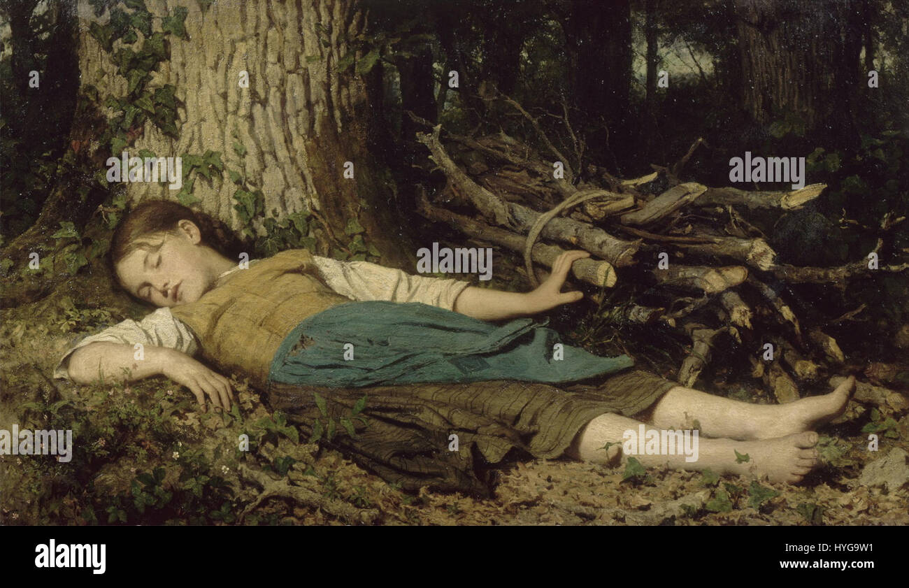 'Im Wald' (In the Forest) by Swiss artist Albert Anker captures the ...