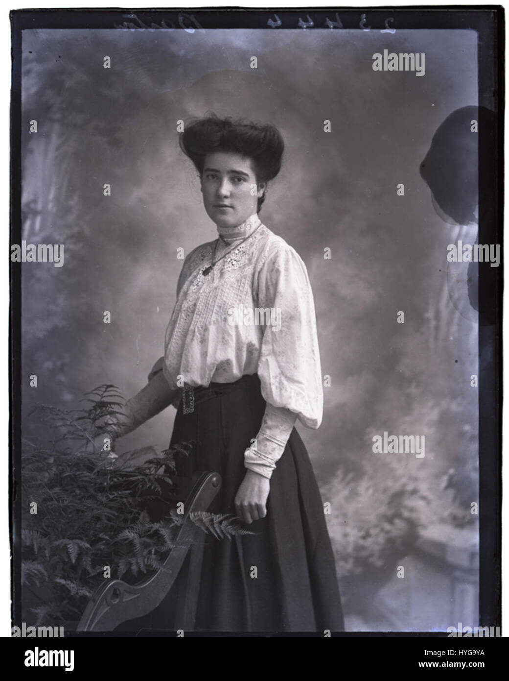 Miss W Barton, 28 Nov 1906 (16394414058 Stock Photo - Alamy