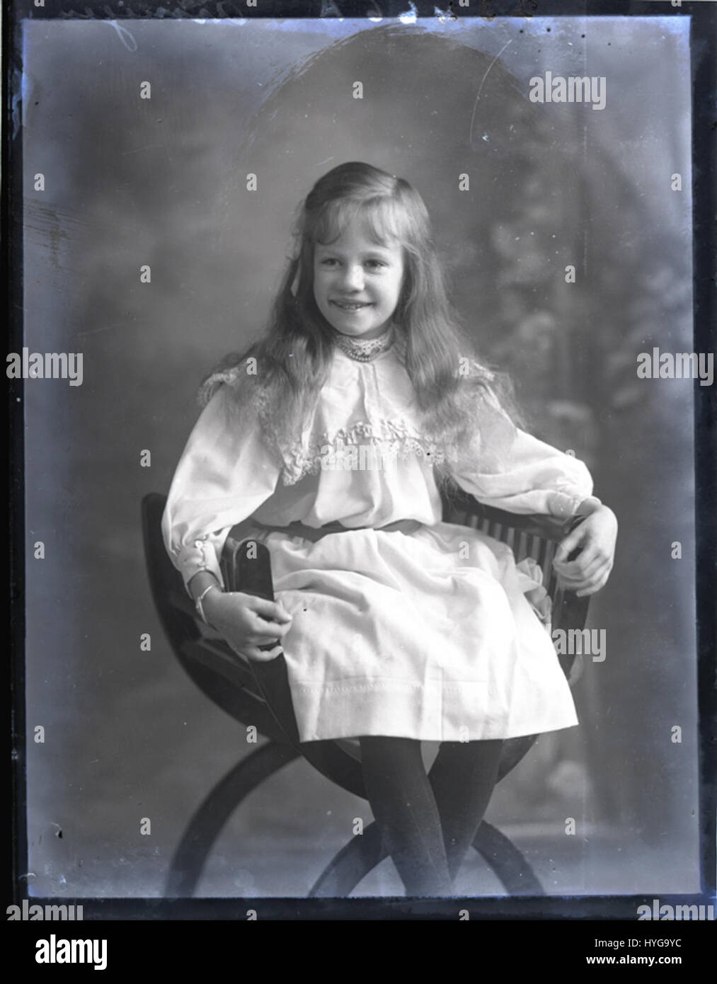 This photograph, dated December 7, 1906, shows Miss Armiger, whose ...