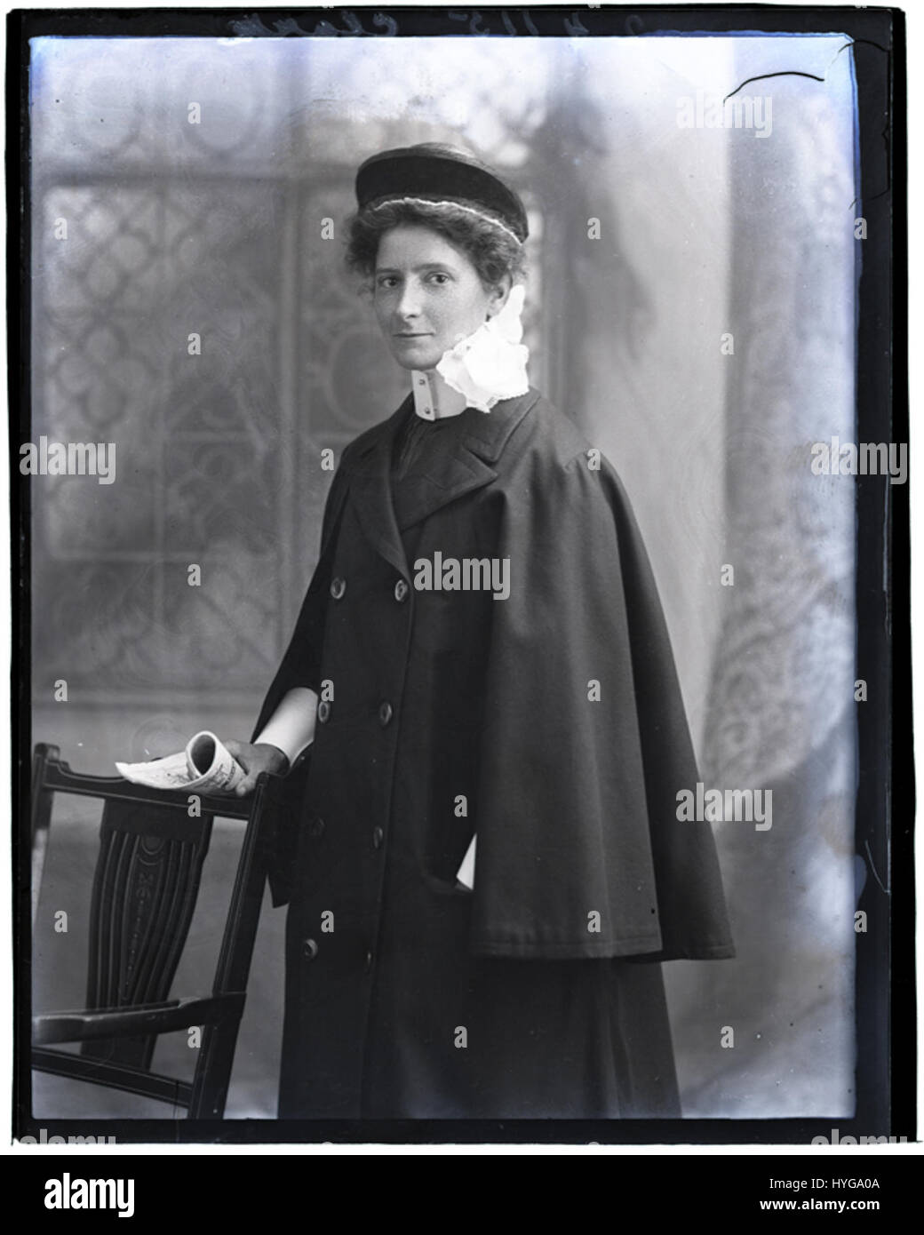 This photograph, 'Nurse Clark, 30 Sep 1907,' captures a nurse from the ...