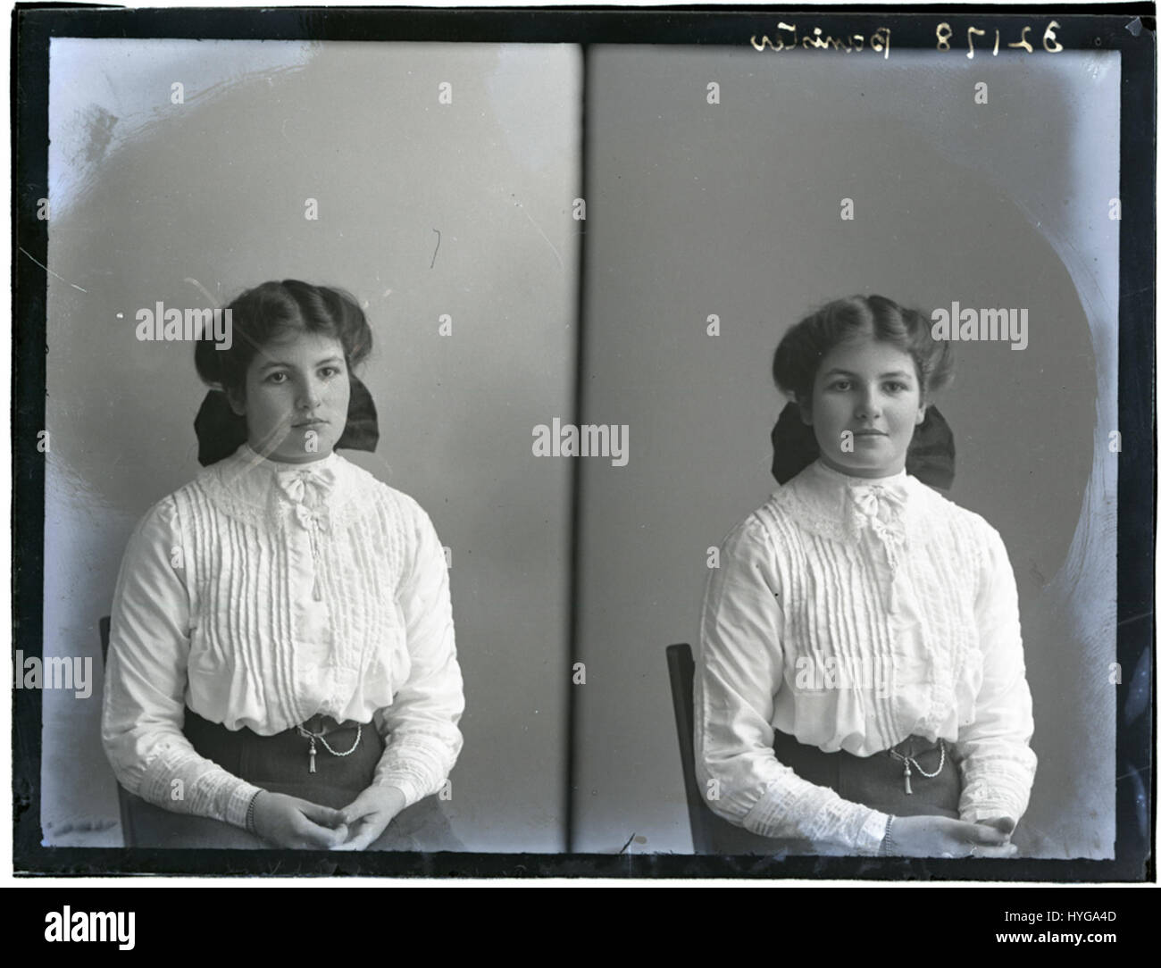 This photograph from January 5, 1912, captures Miss Banister in an ...